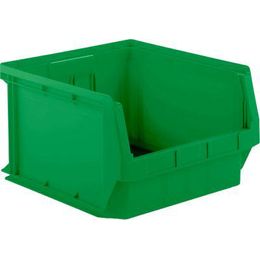 Sch&auml;fer Shop Sichtlagerkasten SSI Sch&auml;fer Serie PROFI LF 543, PP-Kunststoff, L 520/450 mm x B 470/450 mm x H 300 mm, 57 l, gr&uuml;n