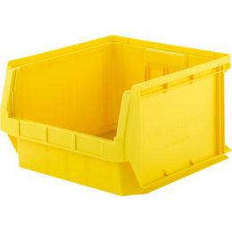 Sch&auml;fer Shop Sichtlagerkasten SSI Sch&auml;fer Serie PROFI LF 543, PP-Kunststoff, L 520/450 mm x B 470/450 mm x H 300 mm, 57 l, gelb