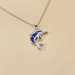 Holzkern Kindred Halskette Damen Sodalith und Silber