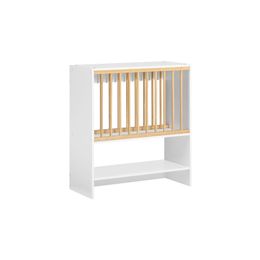 sobuy Tellerhalter mit 7 Ablagen Wei&szlig; 24x64,01x70,99cm Funktional
