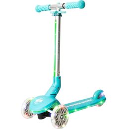 3-Rad-Kinderroller Party LED, blau
