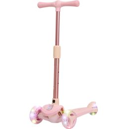 3-Rad-Kinderroller Mini Friends LED deluxe, rosa