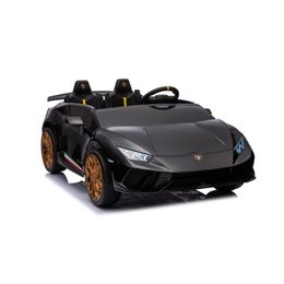 ES-Toys Kinder Elektroauto Lamborghini Huracan Spider Zweisitzer, EVA-Reifen schwarz