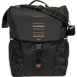 New Looxs Fahrrad-Gep&auml;cktr&auml;gertasche Vigo Single, schwarz-orange