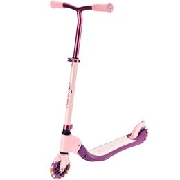 Kinder-Scooter Flip LED, rosa