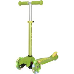 3-Rad-Kinderroller MoveLite LED, gr&uuml;n