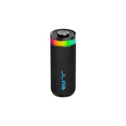 JLab Go Party Speaker schwarz (RGB-Beleuchtung, IP55-Wasserdichtigkeit, USB-C, Bluetooth, 10 Watt)