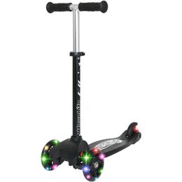 3-Rad-Kinderroller MoveLite LED, schwarz