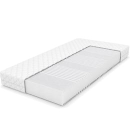 Schlafschatz Komfortschaummatratze, Wei&szlig;, Textil, H1, F&uuml;llung: Komfortschaum, 140x200 cm, Bezug abnehmbar/waschbar, Schlafzimmer, Matratzen Shop, Matratzen, Kaltschaummatratzen