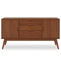 Idimex Sideboard, Dunkelbraun, Holz, Kiefer, Vintage, 1-Sitzer, 145x75x45 cm, FSC Mix, Wohnzimmer, Kommoden & Sideboards, Sideboards