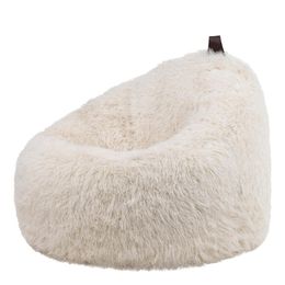 Icon Sitzsack, Creme, Kunststoff, 270 L, 1-Sitzer, 87x73x87 cm, Hergestellt in Deutschland, Wohnzimmer, Hocker, Sitzs&auml;cke, XXL Sitzs&auml;cke