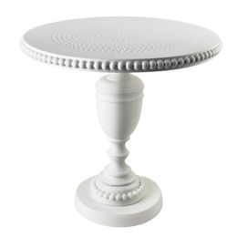 Mondex Beistelltisch, Wei&szlig;, Holz, 40 cm, Dekoration, Dekoartikel, Dekoteller & -tabletts