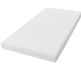 Schlafschatz Topper, Wei&szlig;, Textil, H4, F&uuml;llung: Komfortschaum, 200x200 cm, Oeko-Tex&reg; Standard 100, Bezug abnehmbar/waschbar, Schlafzimmer, Matratzen Shop, Matratzenzubeh&ouml;r, Topper