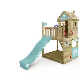 Spielturm Smart Shell mit Sandkasten und Rutsche - Hochwertiger Kletterturm aus Massivholz f&uuml;r unvergessliche Abenteuer im eigenen Garten - Wickey