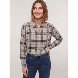 Walbusch Hemdbluse aus Strukturflanell