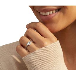 Tchibo - Amor Ring mit Herz-Symbol - Damen - Gr. 19 - silber