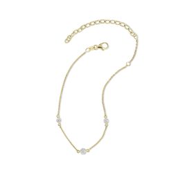 Tchibo - 585 Gold Armband - wei&szlig;