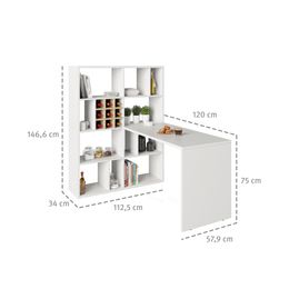 Roba Set - 120x57,9x75cm - wei&szlig; -