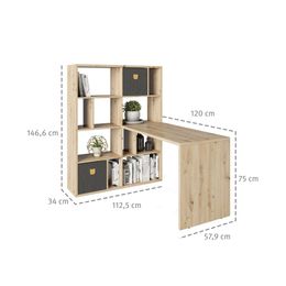 Roba Set - 120x57,9x75cm - braun -