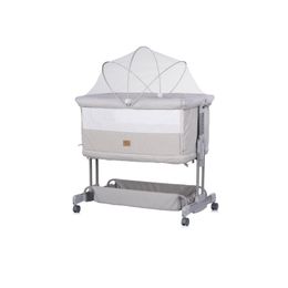 Chipolino Beistellbett Zen 2 in 1 Babybett Schaukelfunktion 7 H&ouml;hen Moskitonetz