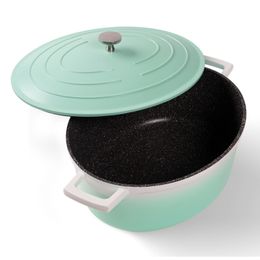 Stoneline Mint Gourmet Br&auml;ter 32x25 cm mit Deckel, Backofen und Induktion geeignet, Antihaft