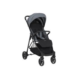 Kikkaboo Kinderwagen, Buggy Alexa 22 kg faltbar, R&uuml;ckenlehne verstellbar, Gurt grau