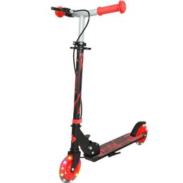 Kinder-Scooter Play LED, rot