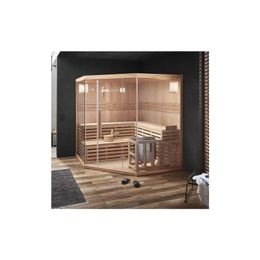 Home Deluxe Traditionelle Sauna SKYLINE BIG XL - 200 x 200 cm f&uuml;r 6 Personen