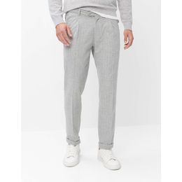 Brax Herren Chino Style TINO PLATIN, hellgrau, Gr. 32/32