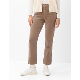 Brax Damen Five-Pocket-Hose Style MAY S LIGHT WALNUT, Beige, Gr. 40L