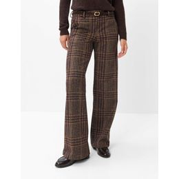 Brax Damen Palazzohose Style MAINE BRUNETTE, dunkelbraun, Gr. 40