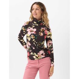 Brax Damen Langarmshirt Style CARINA L brunette, dunkelbraun, Gr. 44