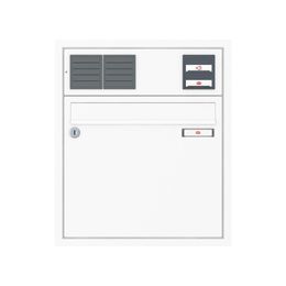 Renz Basic B Briefkastenanlage Unterputz mit Sprechfeld in RAL 9016...