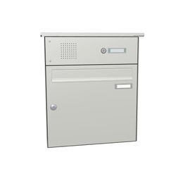 ONZO Aufputzbriefkasten mit Sprechsieb in DB703 mit Soft Close