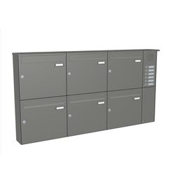 HUBER Aufputzbriefkastenanlage mit Sprechsieb in RAL nach Wahl...