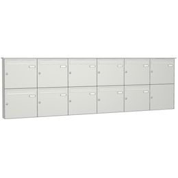 ONZO Aufputzbriefkastenanlage in RAL 7016 11-fach mit Soft Close
