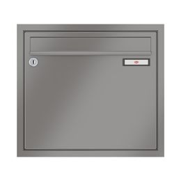 Renz Basic B Briefkastenanlage Unterputz in RAL 9007 mit 2ten...