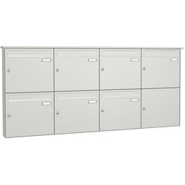 ONZO Aufputzbriefkastenanlage in RAL 7016 7-fach