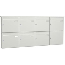 ONZO Aufputzbriefkastenanlage in RAL DB703 7-fach mit 2ten...