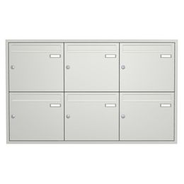 ONZO Unterputz-Briefkastenanlage in RAL nach Wahl 6-fach mit 2ten...