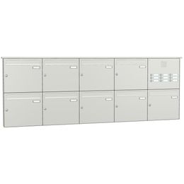 ONZO Aufputzbriefkastenanlage mit Sprechsieb in DB703 9-fach mit...