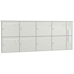 ONZO Aufputzbriefkastenanlage mit Sprechsieb in DB703 8-fach mit...