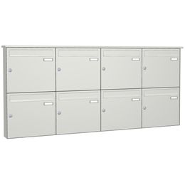 ONZO Aufputzbriefkastenanlage in RAL 7016 8-fach mit Soft Close