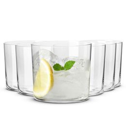 Krosno Glass Cidergl&auml;ser, Transparent, Glas, 0.42 L, Rund, Made in Europe, leicht zu reinigen, Essen & Trinken, Gl&auml;ser, Trinkgl&auml;ser