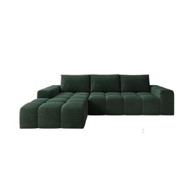 Prometo M&ouml;bel Ecksofa, Gr&uuml;n, Holz, L-Form, 285x180 cm, Wohnzimmer, Sofas & Couches, Wohnlandschaften, Ecksofas