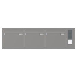 Renz Basic B Briefkastenanlage Unterputz 3-fach mit Sprechfeld in...