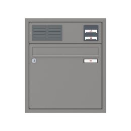 Renz Basic B Briefkastenanlage Unterputz mit Sprechfeld in RAL 9016...