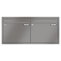 Renz Basic B Briefkastenanlage Unterputz 2-fach in RAL 9016 mit...