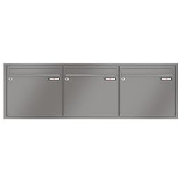 Renz Basic B Briefkastenanlage Unterputz 3-fach in RAL 9016