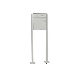 ONZO freistehender Briefkasten mit Sprechfeld in RAL 9016 mit 2ten...